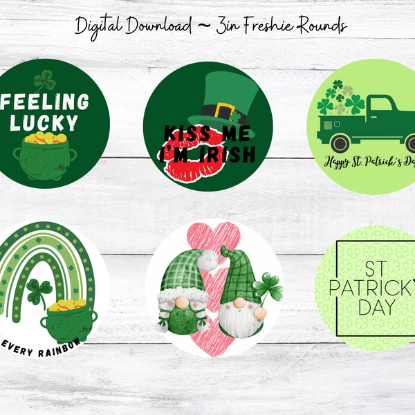 Printable Freshie Card Stock Rounds - Etsy