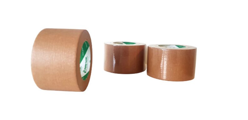 Brown Kraft Paper Packaging Parcel Tape Eco Friendly Biodegradable ...