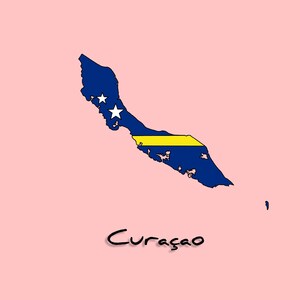 Curacao, Curacao Icon, Curacao Flag, Curacao Island, Instagram ...