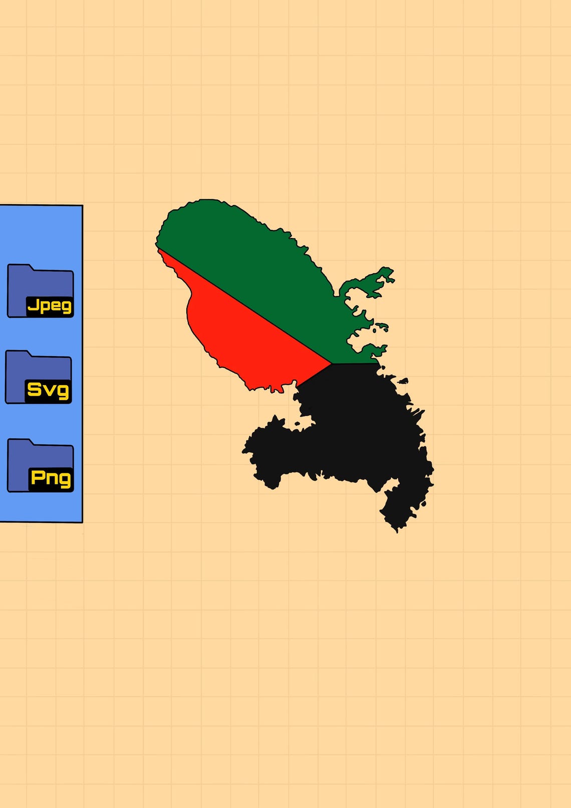 Martinique, Martinique Icon, Martinique Flag, Martinique Island, RVN ...