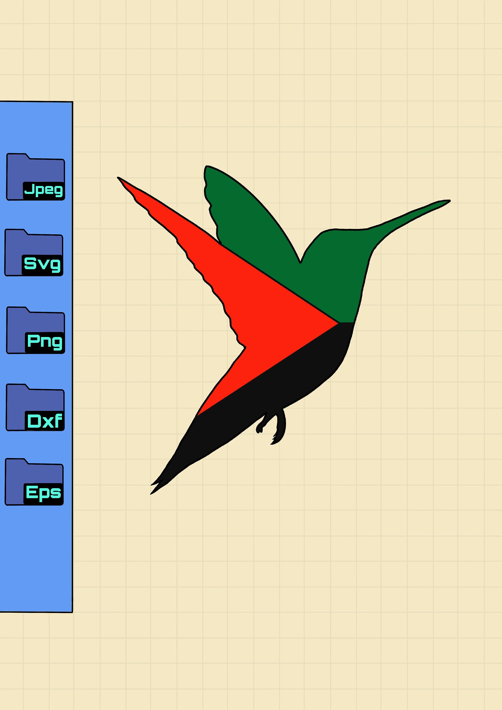 Martinique Hummingbird, Vector, Martinique Flag, Martinique Animal ...