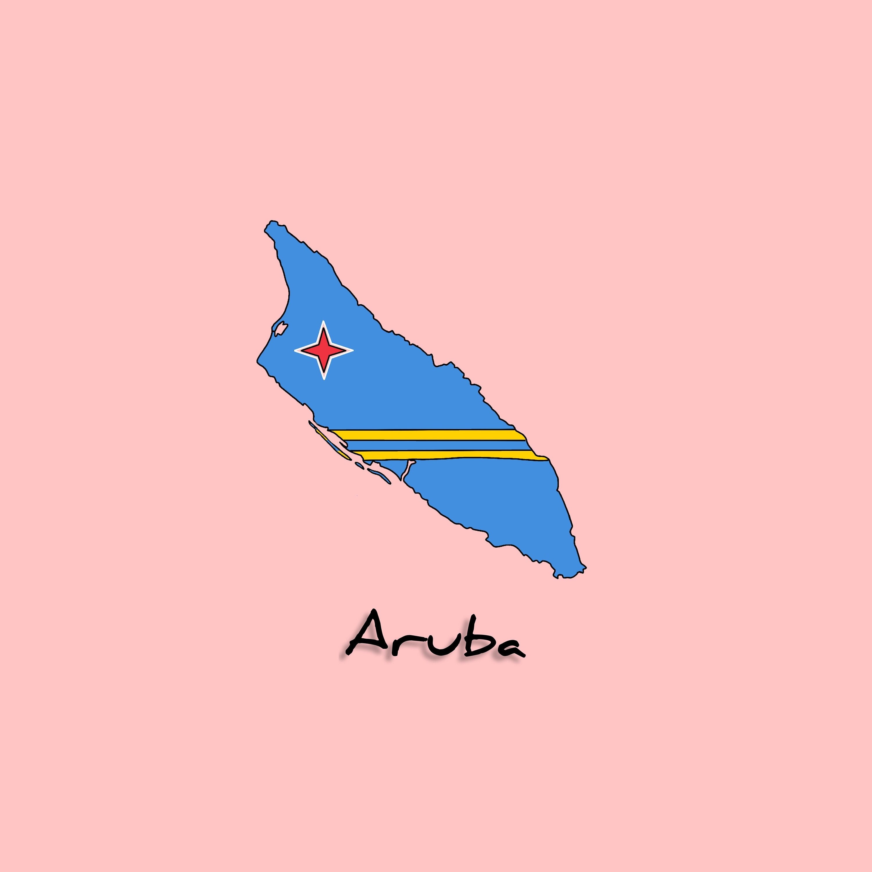 Aruba, Aruba Icon, Aruba Flag, Aruba Island, Instagram Highlight - File ...