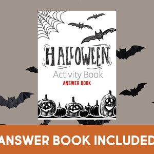 Kids Halloween Activity Pack Printable Kit With Mazes, Coloring Sheets ...