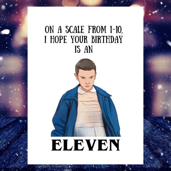 Stranger Birthday - Etsy