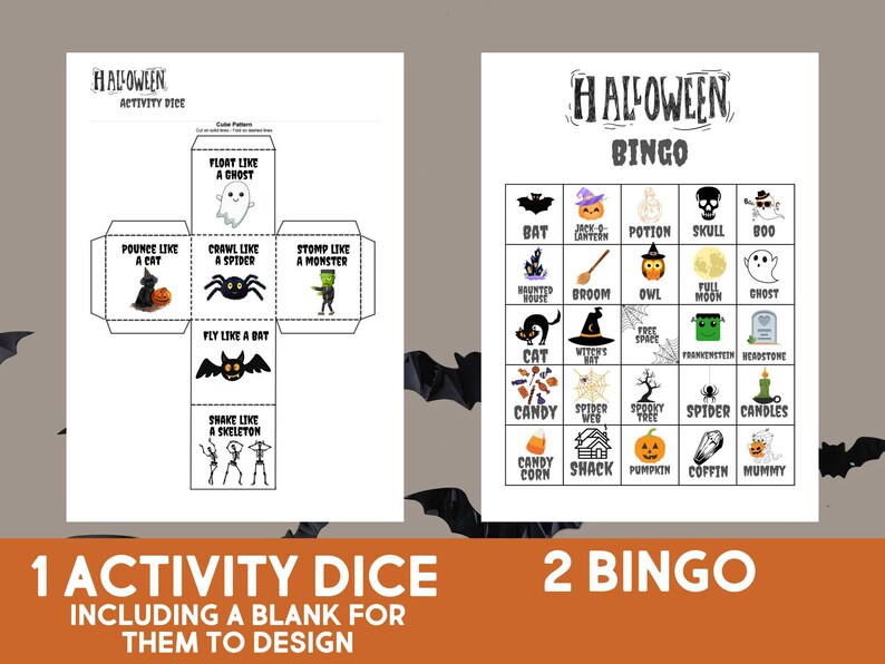 Kids Halloween Activity Pack Printable Kit With Mazes, Coloring Sheets ...