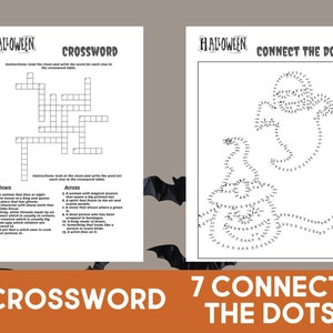 Kids Halloween Activity Pack Printable Kit With Mazes, Coloring Sheets ...