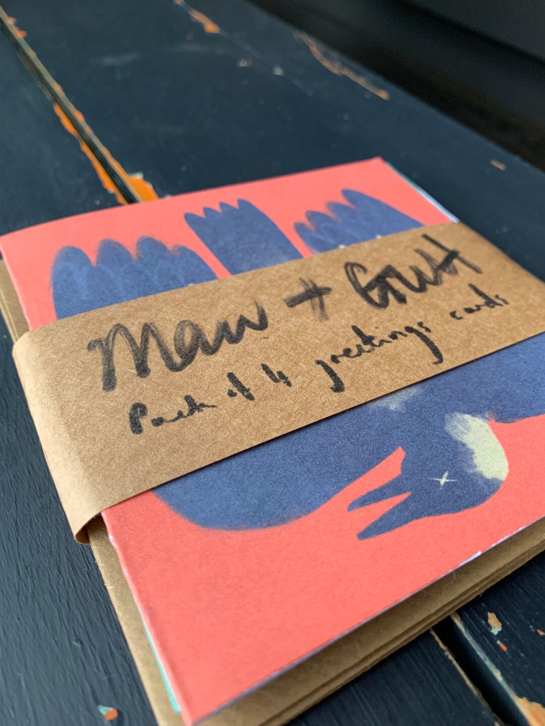 Blank Greetings Cards Pack of 4, Matte, Original Artwork - Etsy