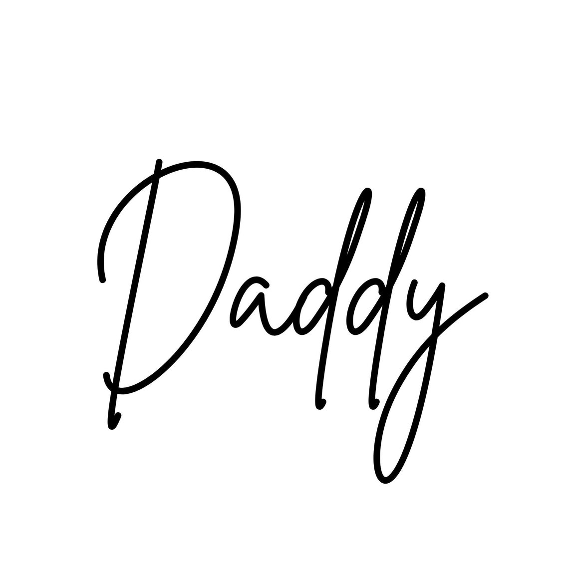 Dada/daddy/dad PNG File, Fathers Day Cut File, Daddy Svg, Dada Svg ...