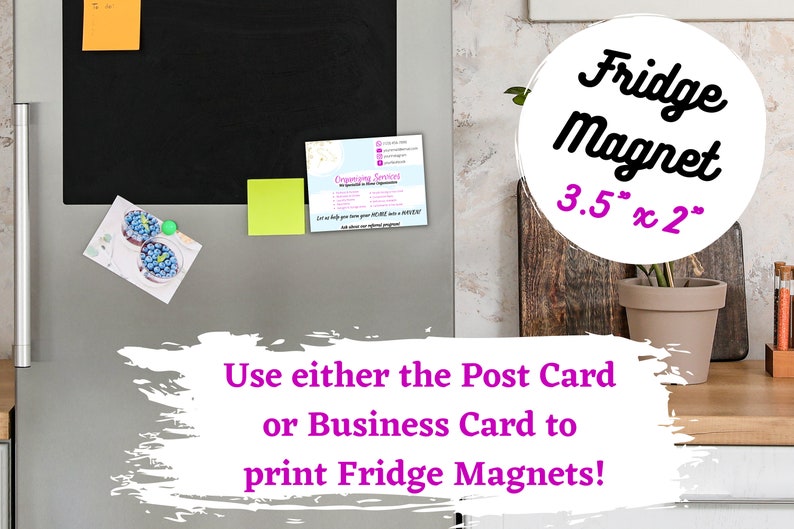 Organizing Business Package Retail Tear-off, Post Card/magnet, Business ...