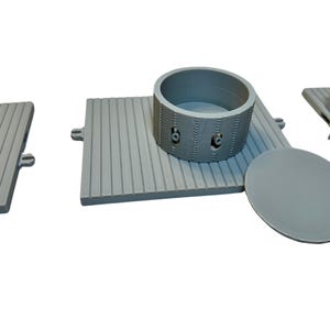 Ironclad - USS Monitor Ship Model 28mm, 20mm, 15mm Tabletop Miniature ...