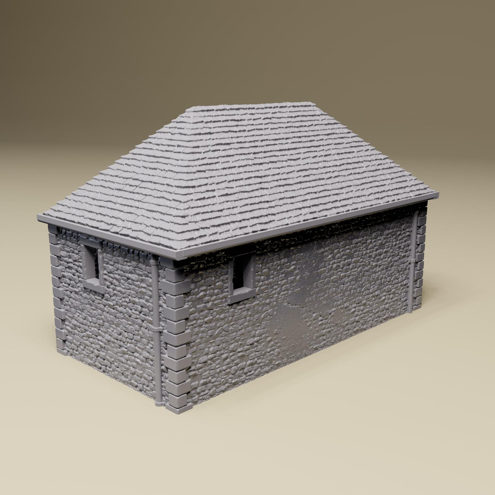 Normandy Overlord Village Barn WWII Tabletop Wargaming Terrain Bolt ...