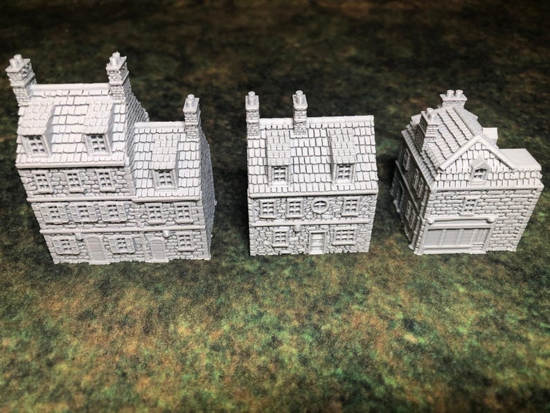 6mm Sainte-marie-du-mont Bundle | 1:285 Scale Detailed WWII Miniature ...