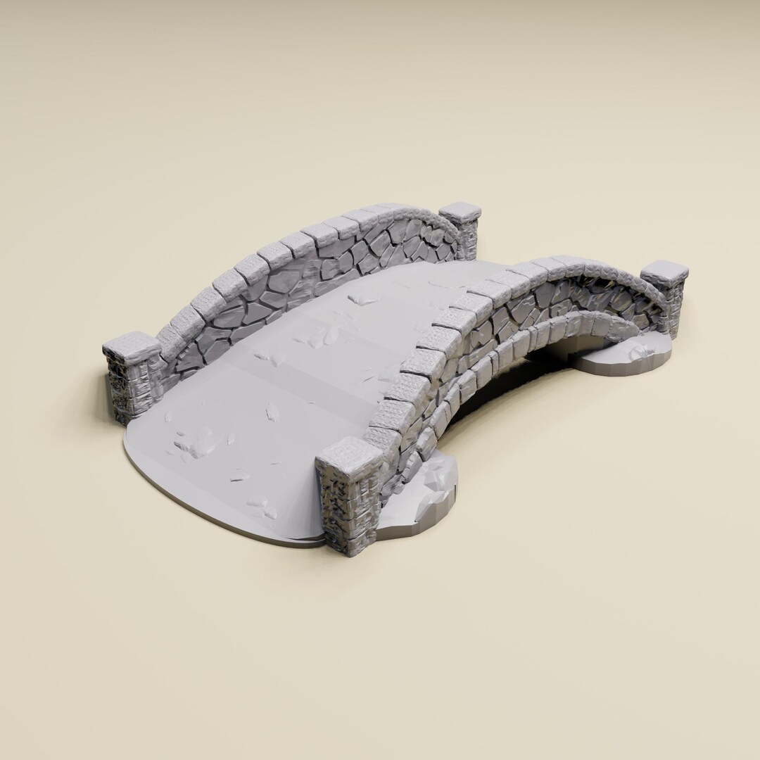 Foot Bridge | Detailed Terrain for Tabletop Gaming and Dioramas. Choose ...