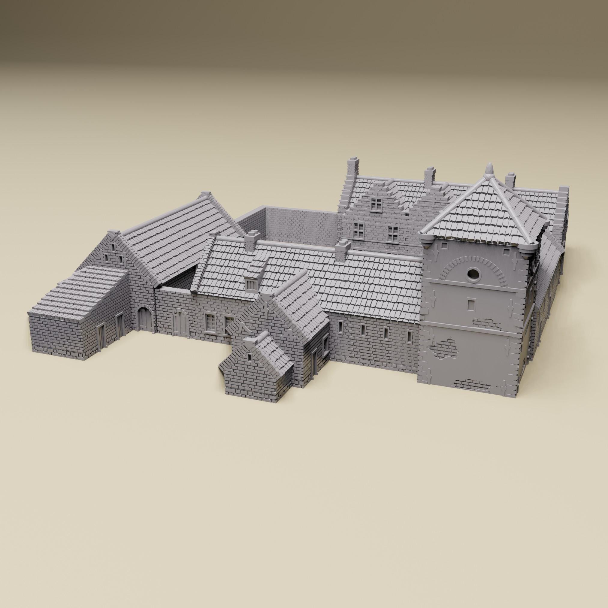 Waterloo Frischermont Farm 6-12mm Scale Napoleonic Tabletop Wargaming ...