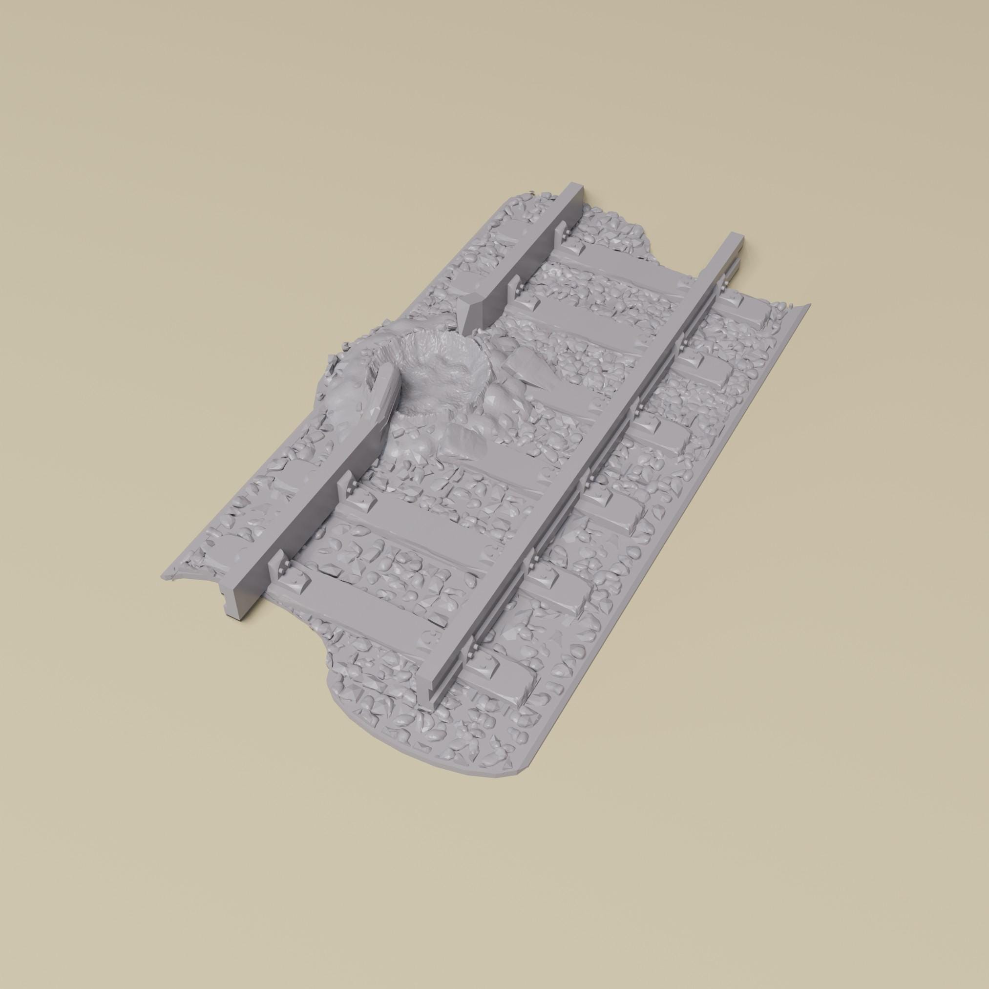 Extra Track for Guardian Hobbies Wargaming Train Set - Terrain for 28mm ...