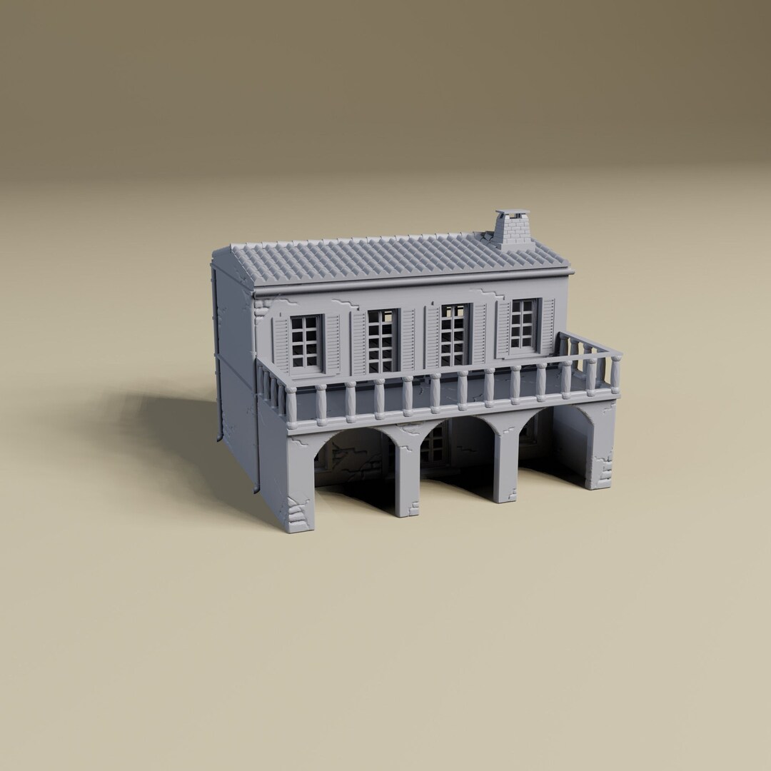Spanish Hacienda 28mm, 20mm, HO or 15mm Tabletop Miniature Wargaming ...