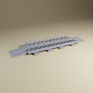 Pontoon/bailey Bridge Detailed Terrain for 28mm, 20mm WWII Tabletop ...