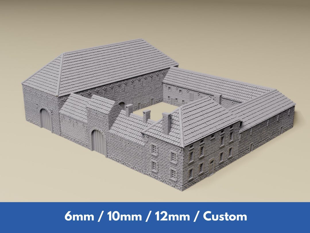 Waterloo Papelotte Farm 6-12mm Scale Napoleonic Tabletop Wargaming ...