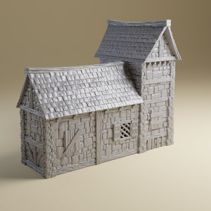 Bowmaker's Compound 3d Printed 28mm Terrain for Miniature Fantasy Games ...