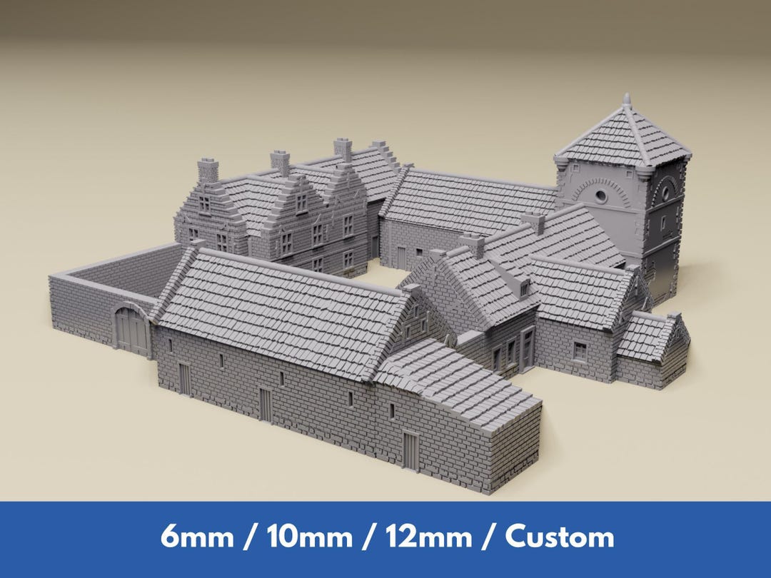 Waterloo Frischermont Farm 6-12mm Scale Napoleonic Tabletop Wargaming ...