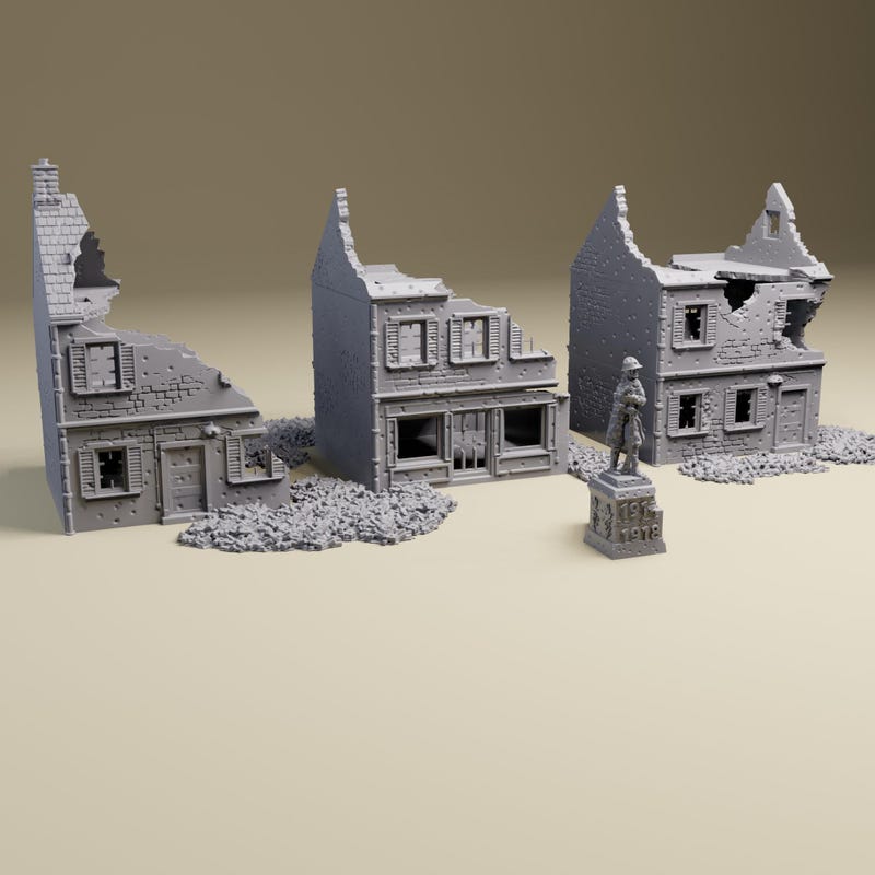 Ww2 28mm Building - Etsy