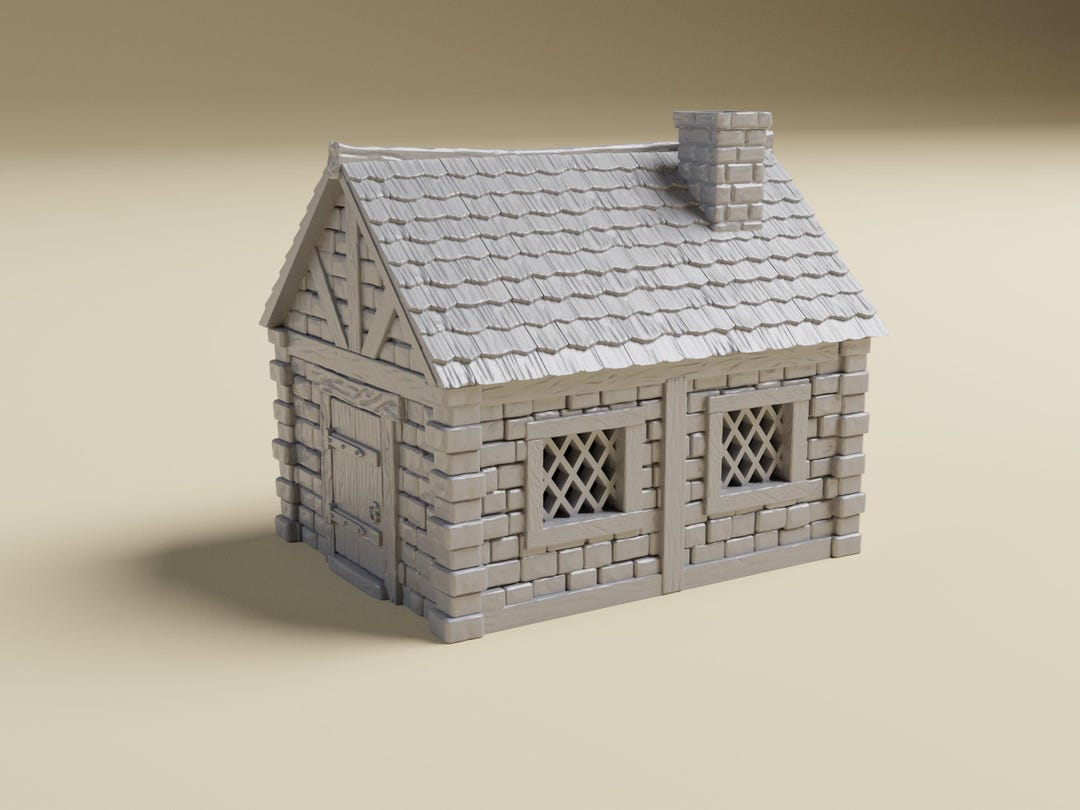 Fantasy Cottage Terrain #3 - Detailed for Rpgs Wargames - DND Age of ...