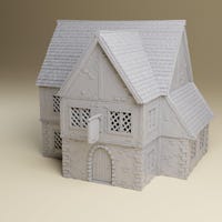Dnd Milat's Townhouse House Home Medieval Village Tabletop Terrain RPG ...