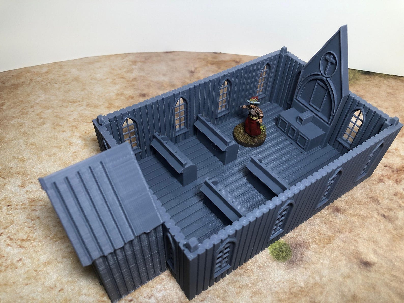 Wild West Era American Church Terrain Set for 28mm, 20mm or HO ...