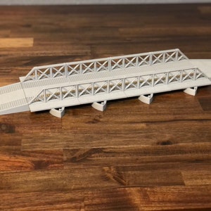 Pontoon/bailey Bridge Detailed Terrain for 28mm, 20mm WWII Tabletop ...