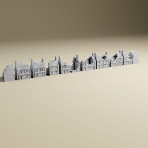 6mm Destroyed Normandy Town | 1:285 Scale WWII Miniature Tabletop ...