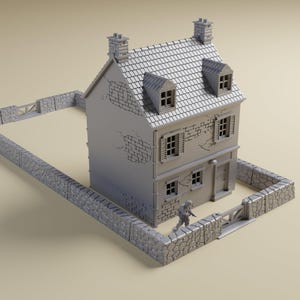 Stone Wall Set HO SCALE | Detailed 1:87 Scale Terrain for Tabletop ...