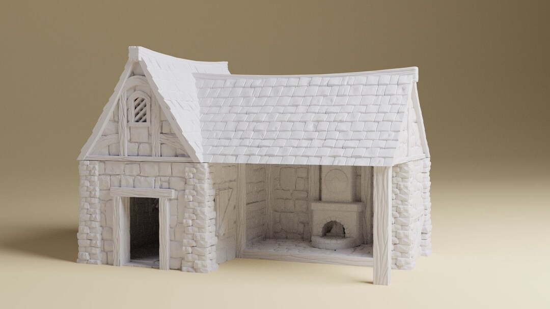Fantasy Blacksmith 3d Printed Miniature 28mm Terrain for Fantasy Games ...