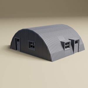 Quonset Hut | Detailed Terrain for 28mm, 20mm, 15mm or HO Scale ...