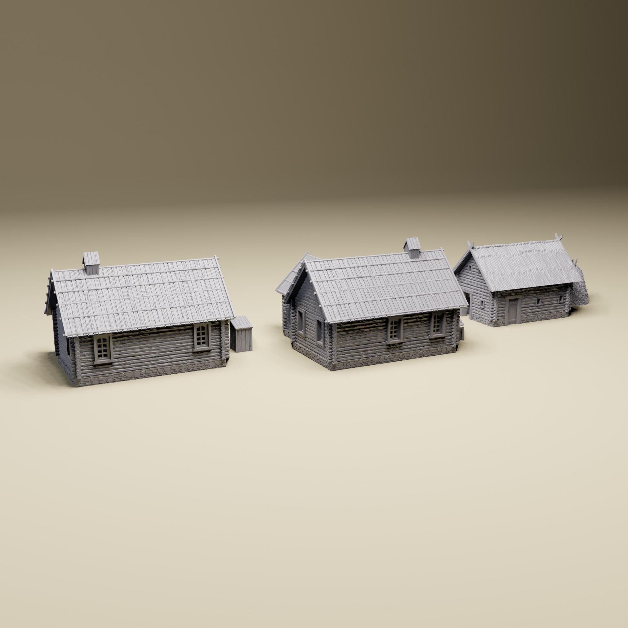 East Front Rural Russian Village | 28mm, 20mm or 15mm Scale | WWII ...