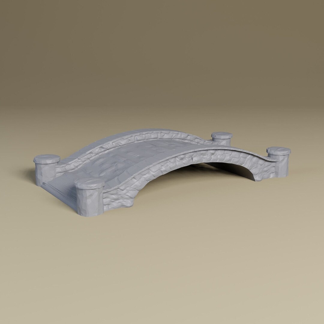 Foot Bridge Detailed Terrain for Tabletop Gaming and Dioramas. Choose ...