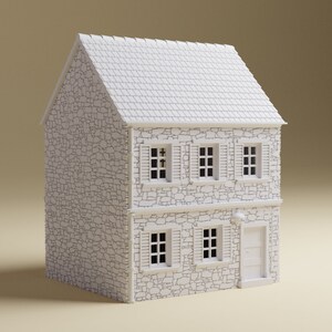 Normandy Stone House 2 28mm, 20mm or 15mm Detailed WWII Tabletop ...