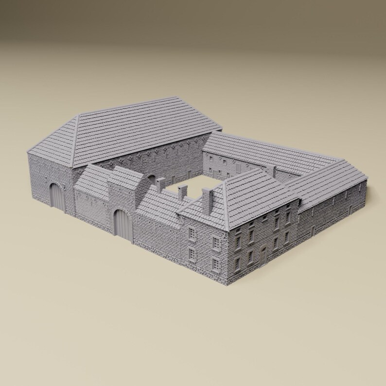 Waterloo Papelotte Farm 6-12mm Scale Napoleonic Tabletop Wargaming ...