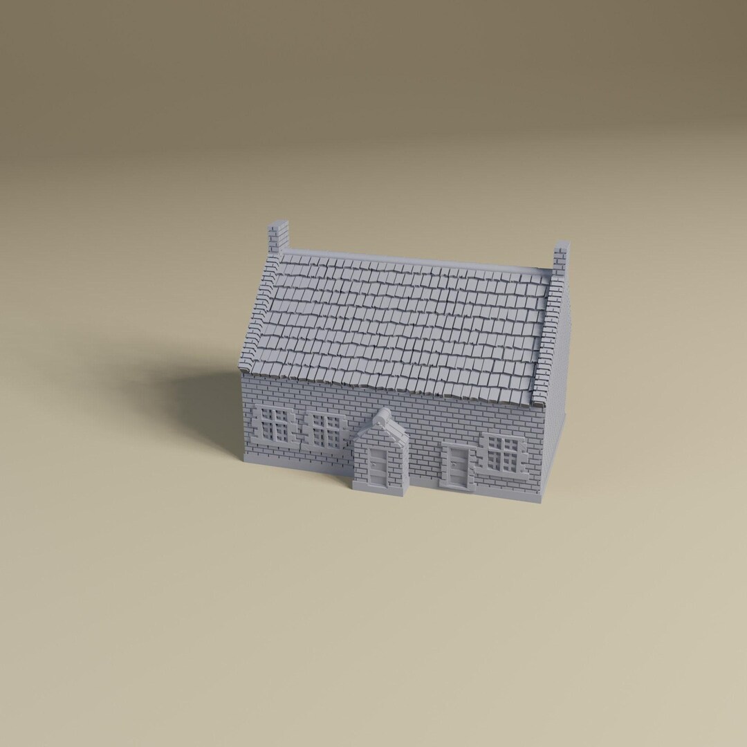 6mm Napoleonic Farmhouse | 1:285 Scale Detailed WWII / Waterloo ...