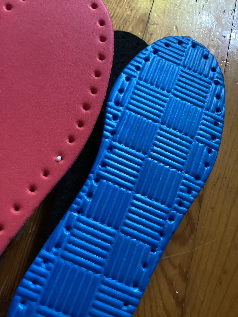 New 1 Pair Thick Eva Outsoles for Crocheting Slippers Thick Eva Slipper ...