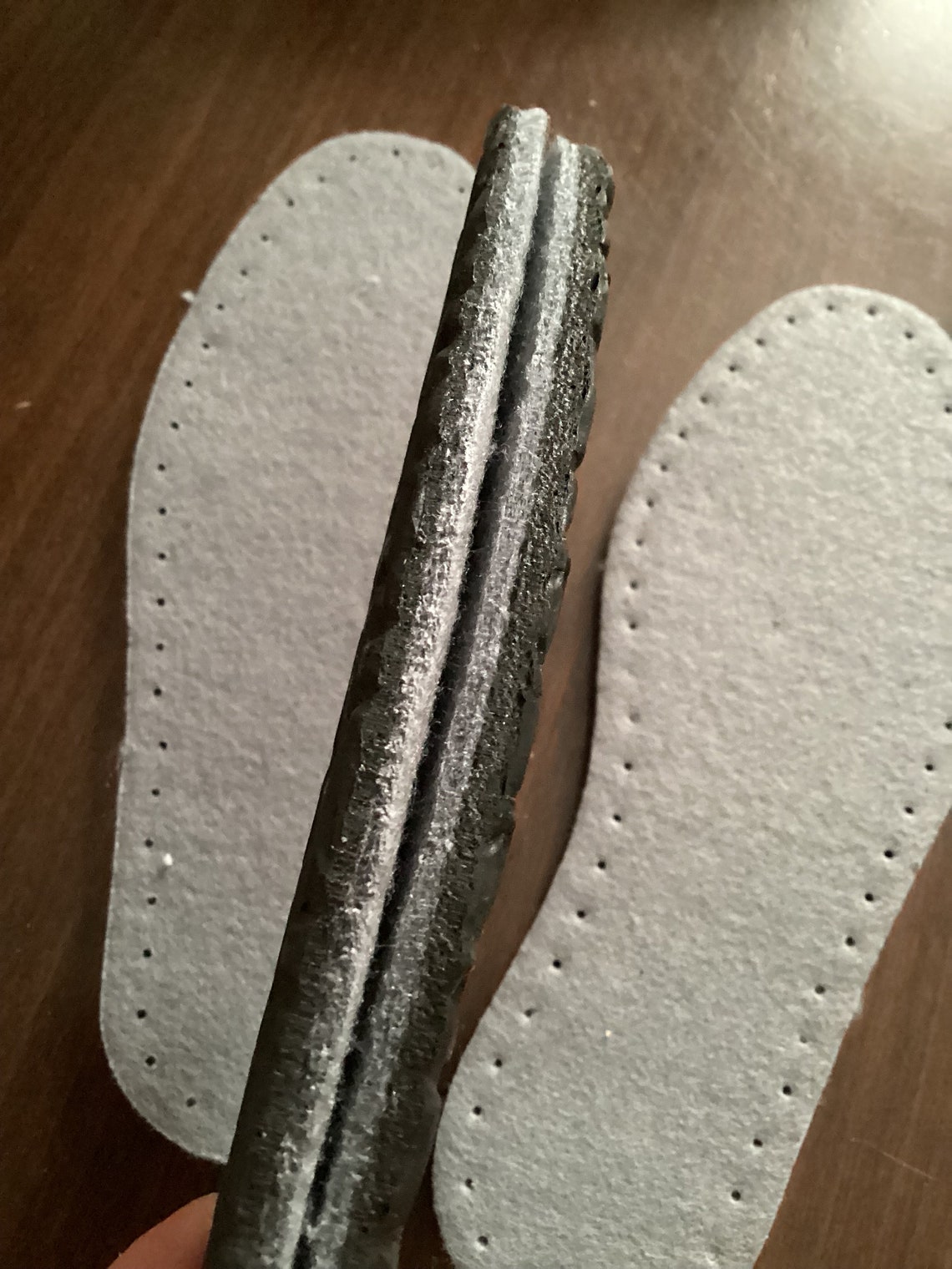 New 1 Pair Wide Soles for Crocheting Slippers Thick Eva Slipper Base ...