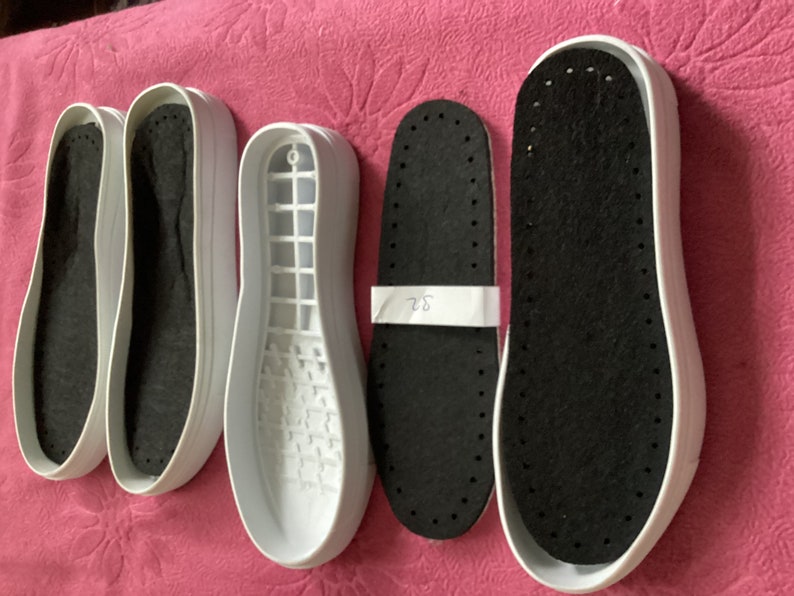 Rubber Soles DIY Slippers, Soles With Holes for DIY Shoes, Crochet ...