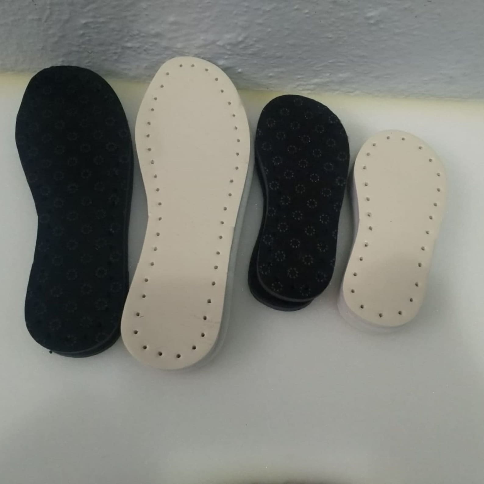 10 Mix Adult and Kids Crochet Soles for DIY Slippers With Holes, Felt ...