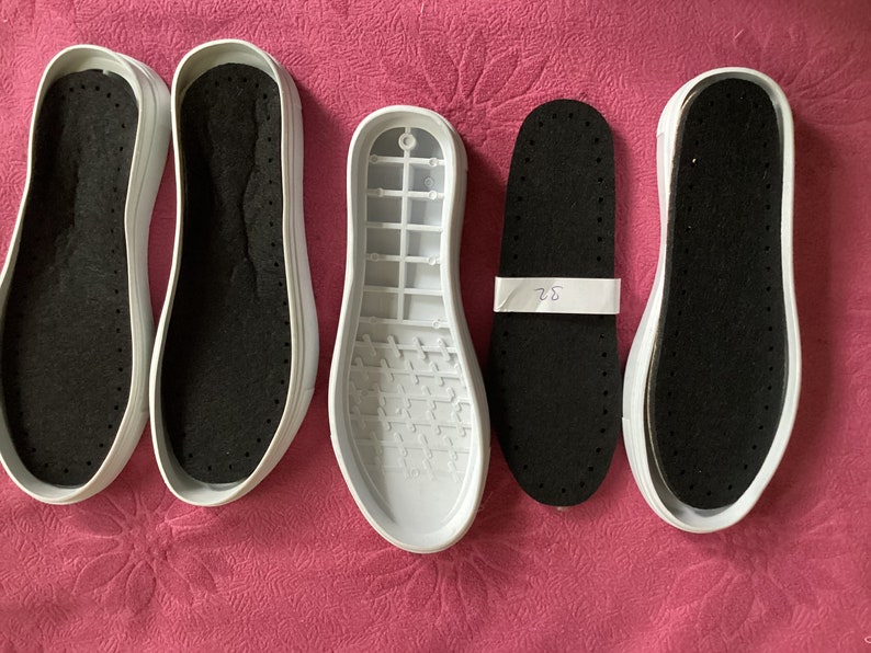 Rubber Soles DIY Slippers, Soles With Holes for DIY Shoes, Crochet ...