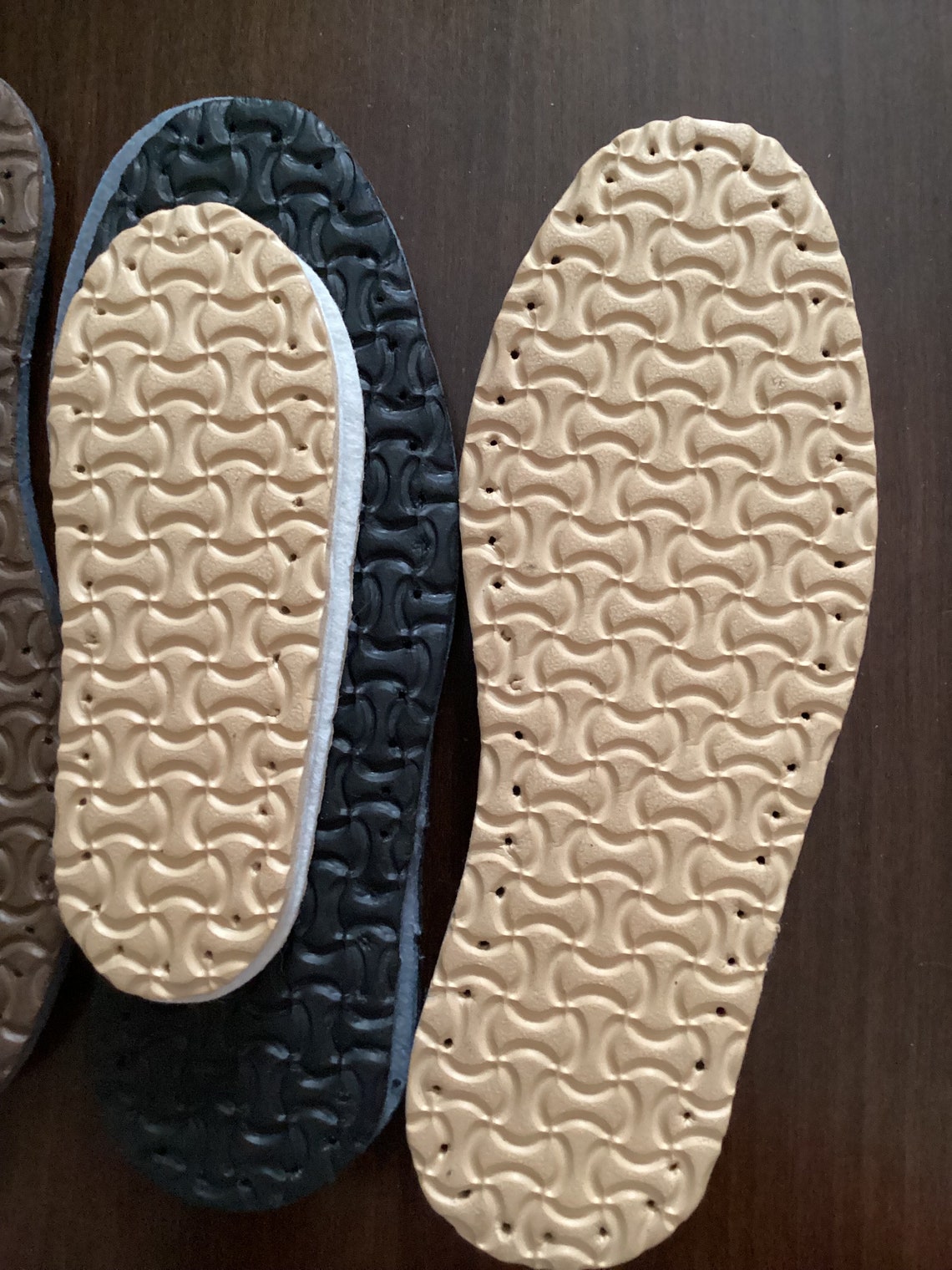 New 1 Pair Wide Soles for Crocheting Slippers Thick Eva Slipper Base ...
