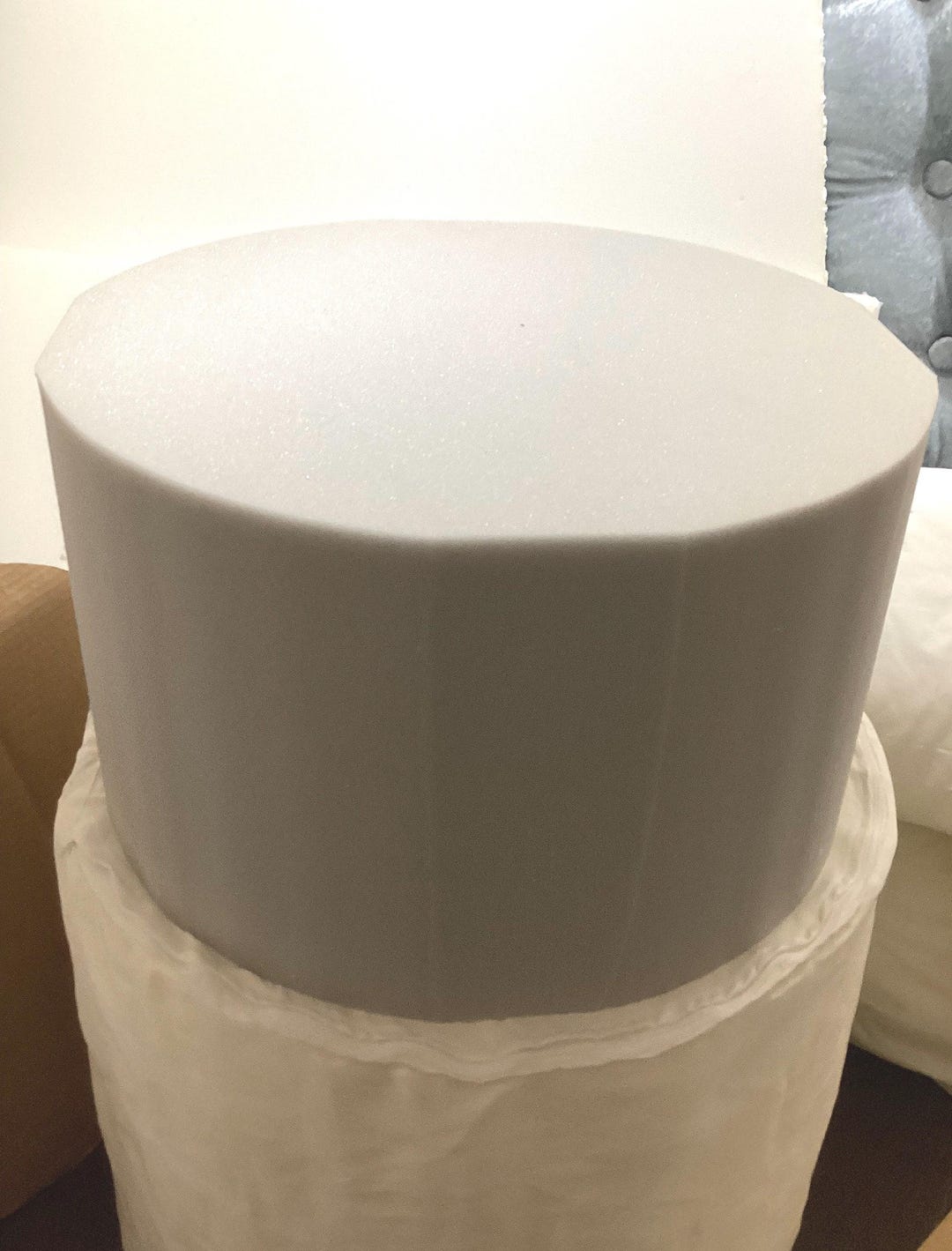 Custom Sizesturdy Upholstery Foam Insert, Firm Footstool Insert, Round ...