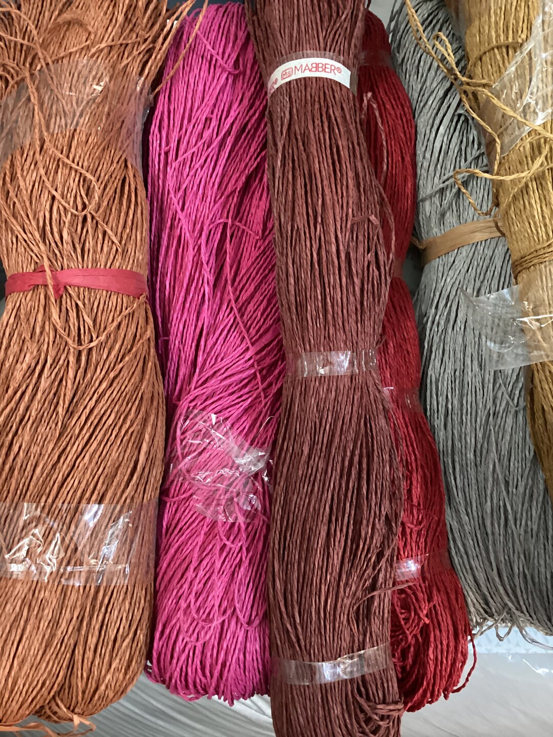 1 Kilo Paper Yarn/ Craft Yarn / Paper Raffia, Raffia Paper / Recycled ...