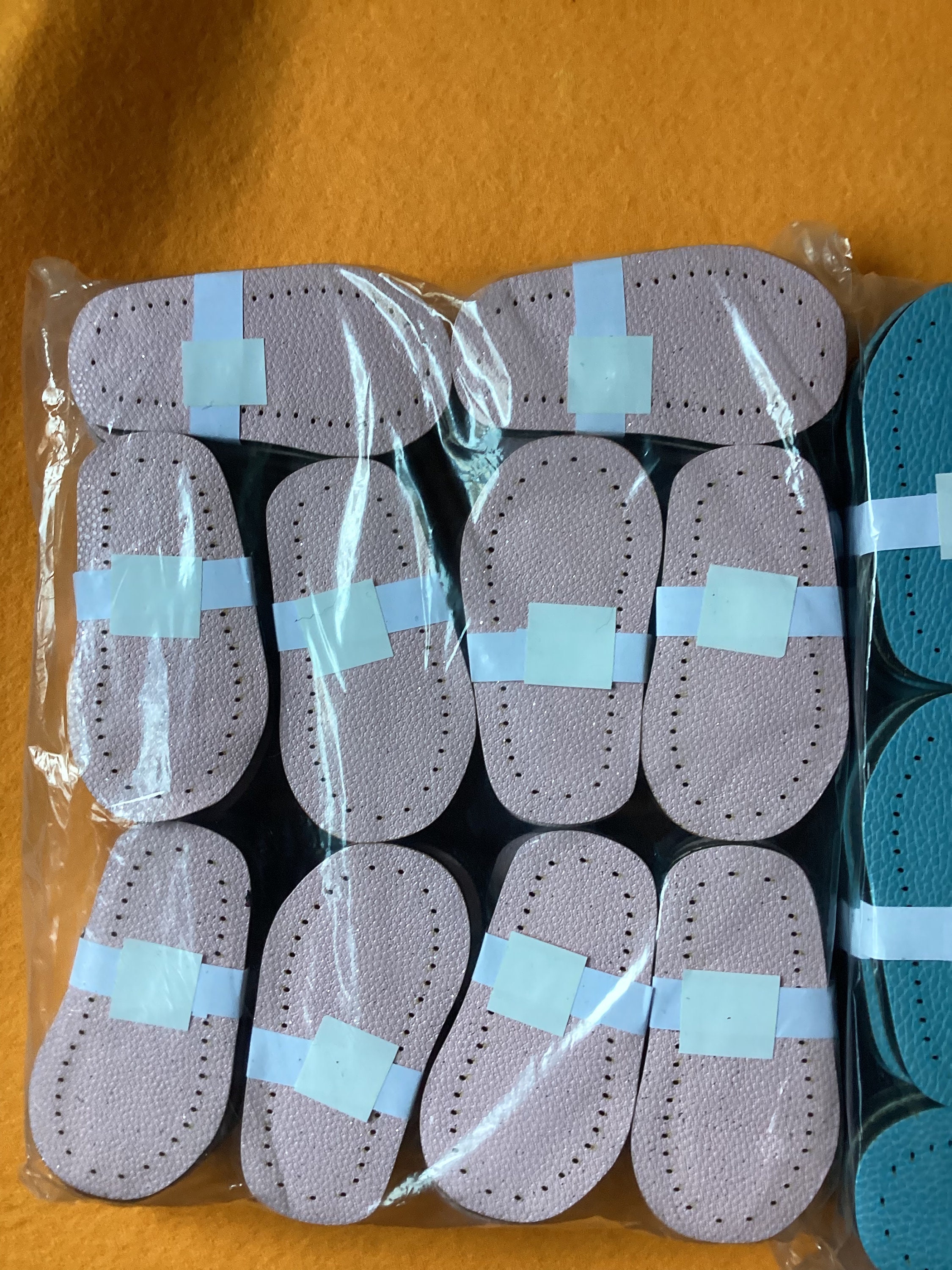 Felt Soles for Newborn Babies, Ready With Holes New Designs Felt ...