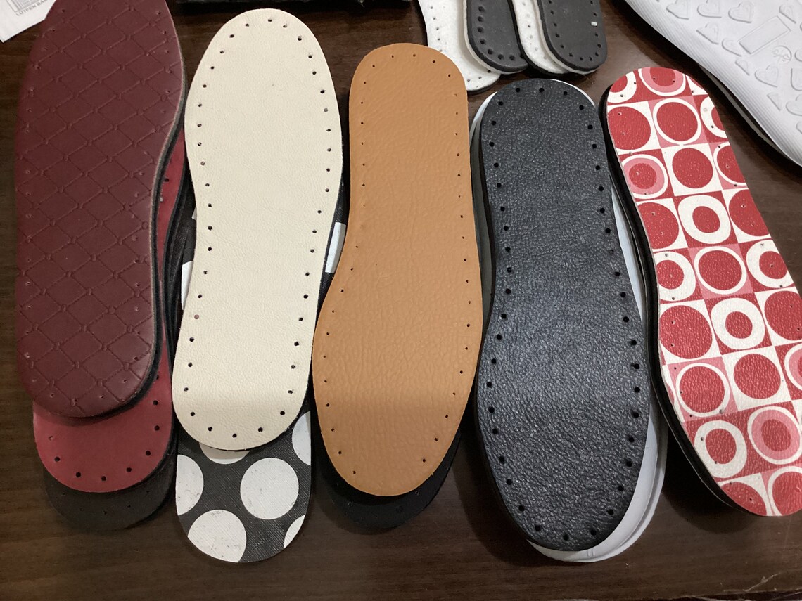 10 Pairs Felt Soles for Crocheting for Slippers / Indoor Shoes Pre ...