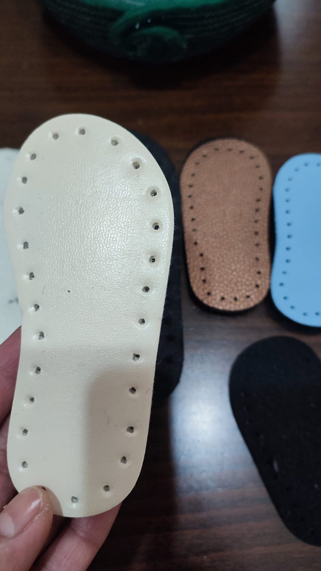 10 Pairs Baby Crochet Soles for Slippers / Soles With Holes for Baby ...