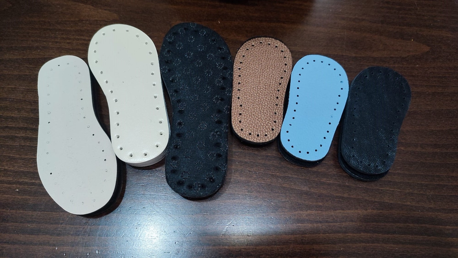 10 Pairs Baby Crochet Soles for Slippers / Soles With Holes for Baby ...